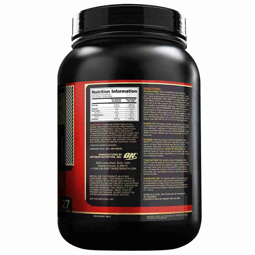 Optimum Nutrition(ON) Gold Standard 100% Whey Protein — Prompt Nutrition