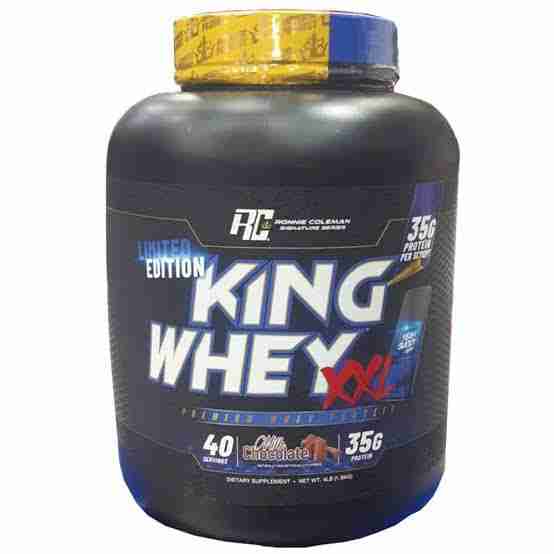 Ronnie Coleman King Whey Premium Protein 4Lbs - BLACK EDITION - MILK ...